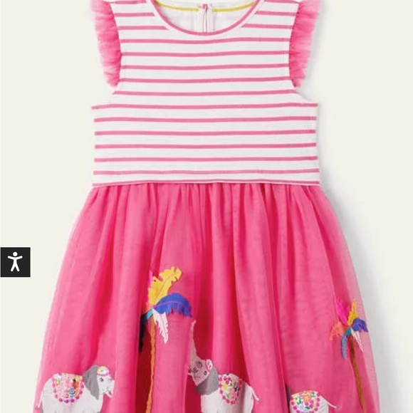 Mini Boden | Dresses | Nwt Mini Boden Elephant Tulle Dress | Poshmark